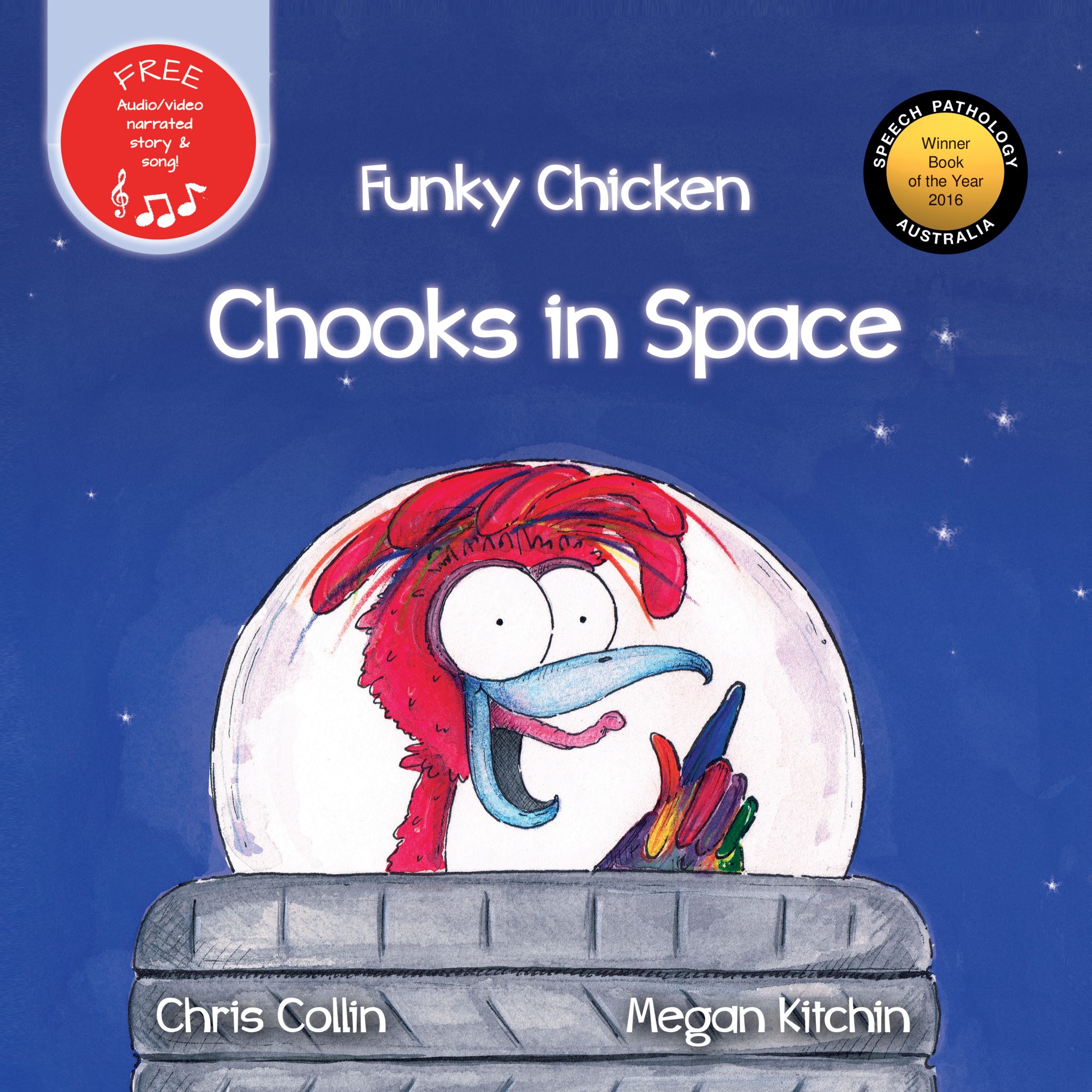 Funky Chicken: Chooks in Space (book/CD) – underthesun online sales